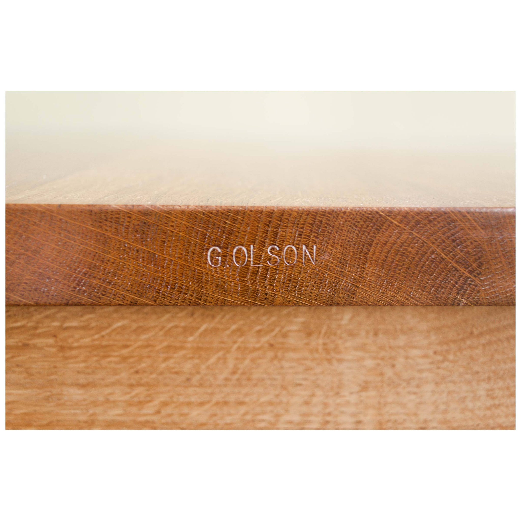 Garry Olson Gary Olson Very Large Octagonal Oak Arts Crafts Dining Tab ...