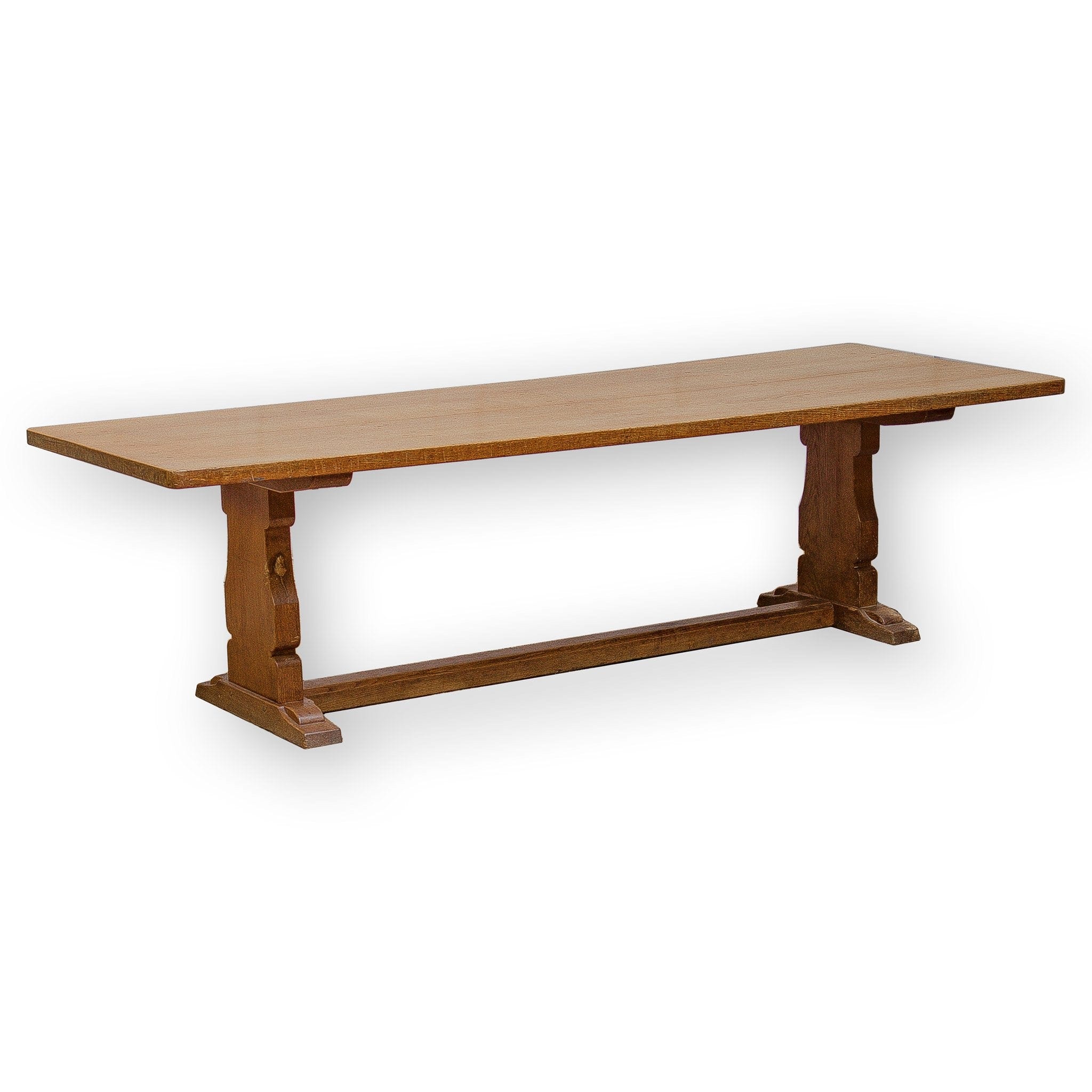 Robert Mouseman Thompson Arts & Crafts Yorkshire School Oak Dining Tab ...